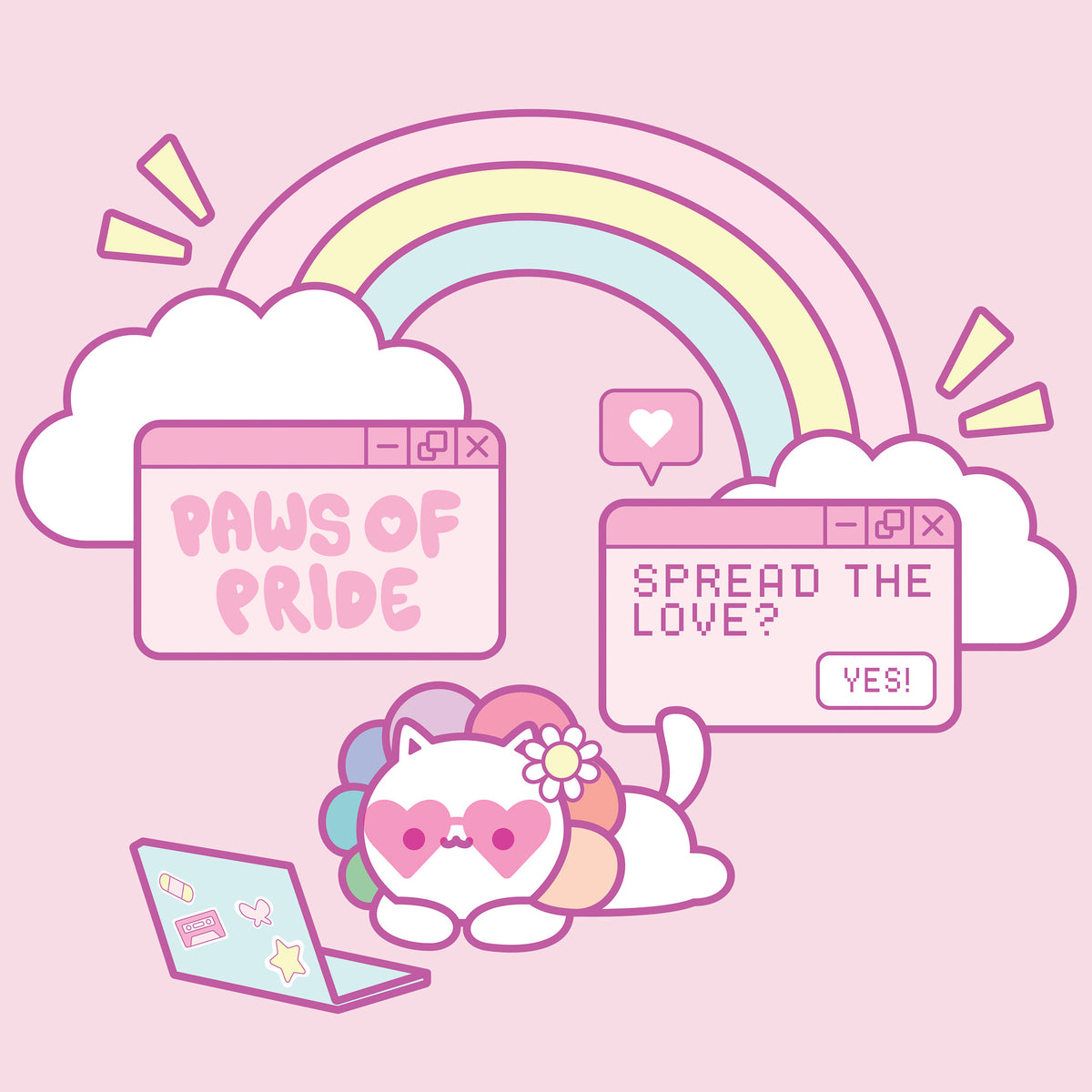 Digi-top - LIMITED EDITION – Paws Of Pride