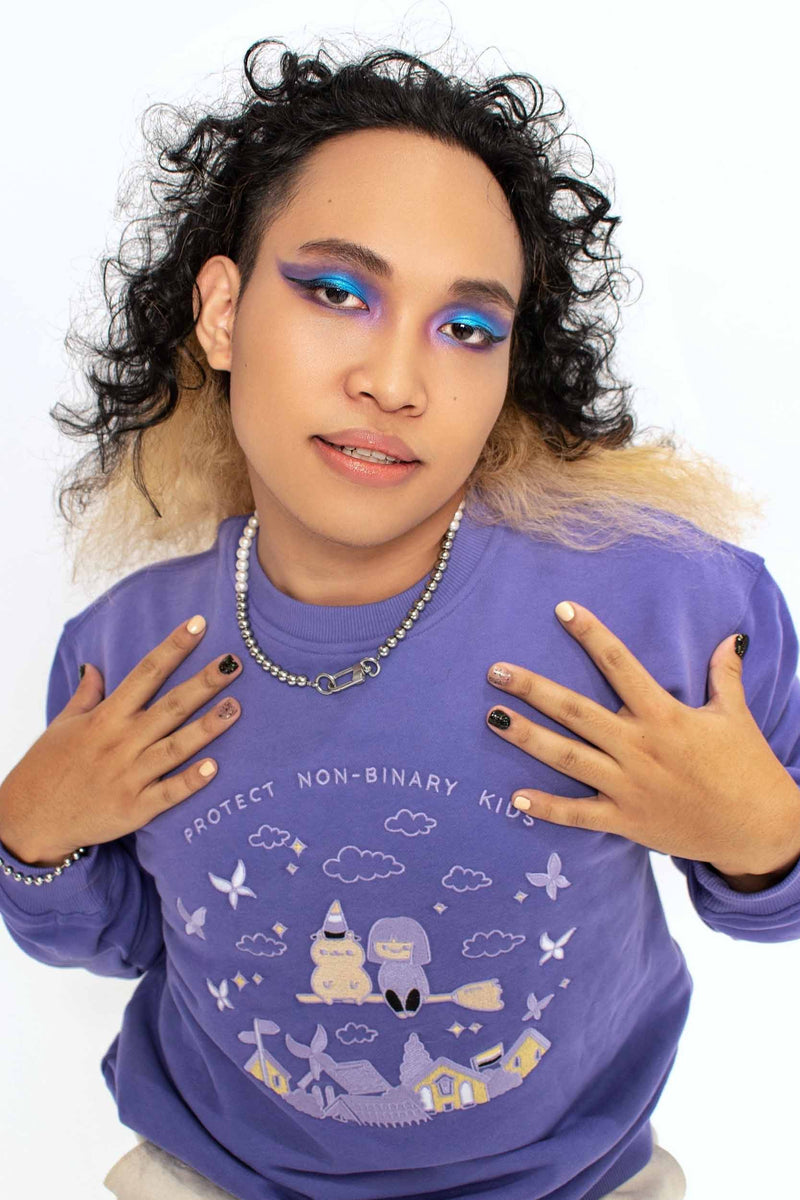 Protect Non-Binary Kids Sweater (LIMITED EDITION) – Paws Of Pride